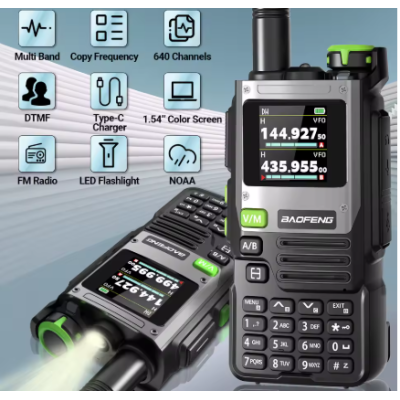 Baofeng K61 PRO: Walkie-Talkie Profissional 7 Bandas